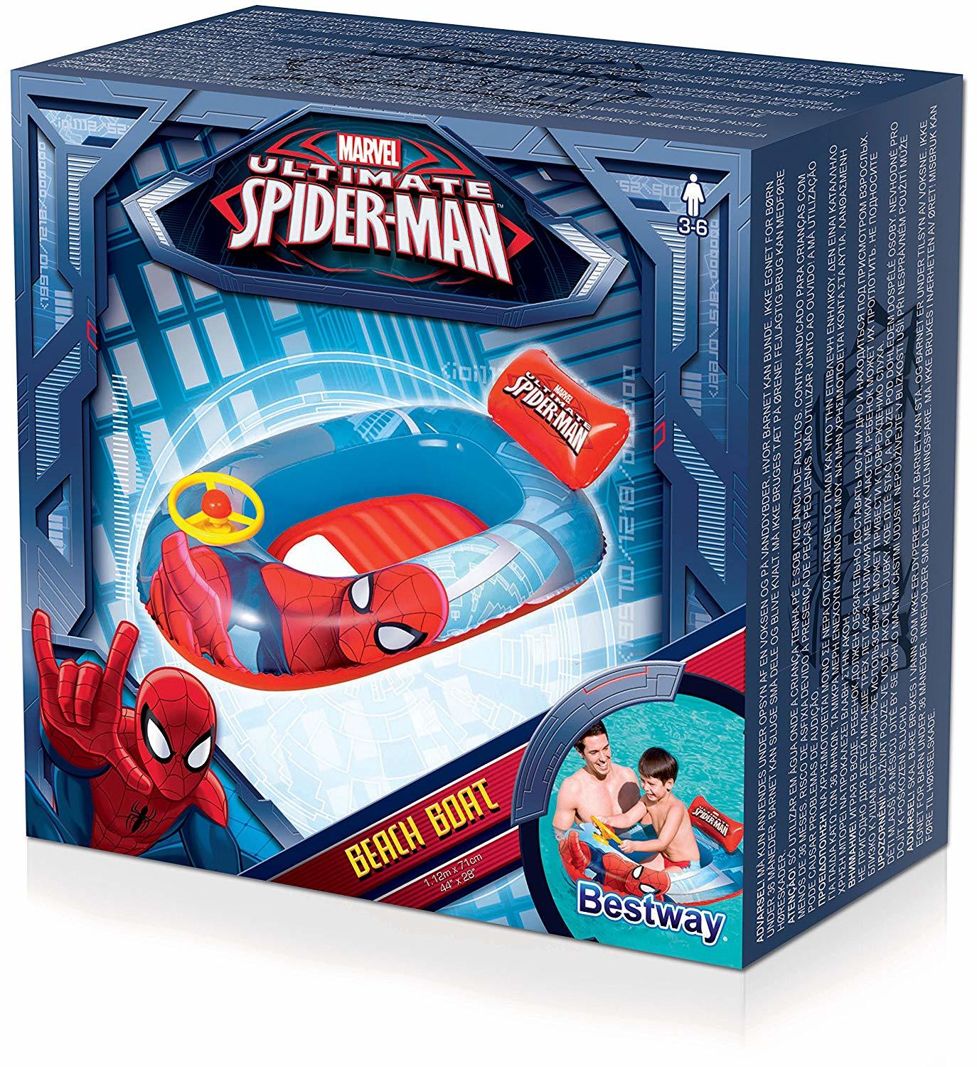 Buy Bestway: Spider-Man Children's Beach Boat at Mighty Ape NZ