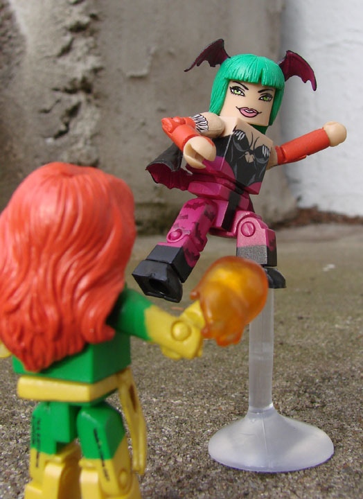 Marvel vs. Capcom Series 1 Minimates 2 Pack - Phoenix vs. Morrigan ...