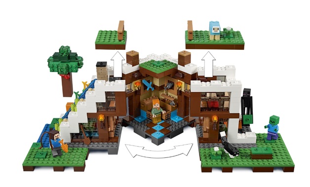 Buy LEGO Minecraft - The Waterfall Base (21134) at Mighty Ape NZ