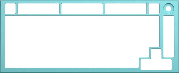 Glorious PC Gaming GMMK Pro 75% Alternative Top Frame - Aqua Blue | PC ...