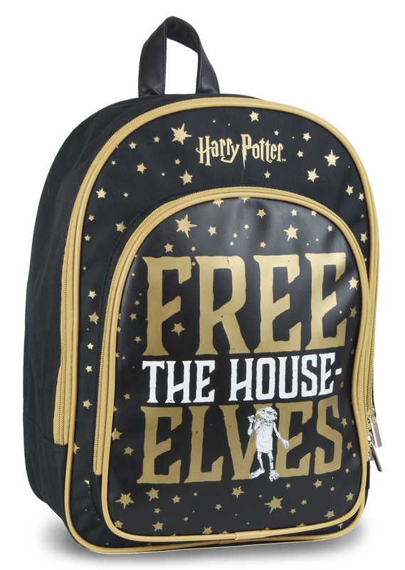 Harry Potter: Dobby Free The House Elves Backpack - Black/Gold | Men's ...