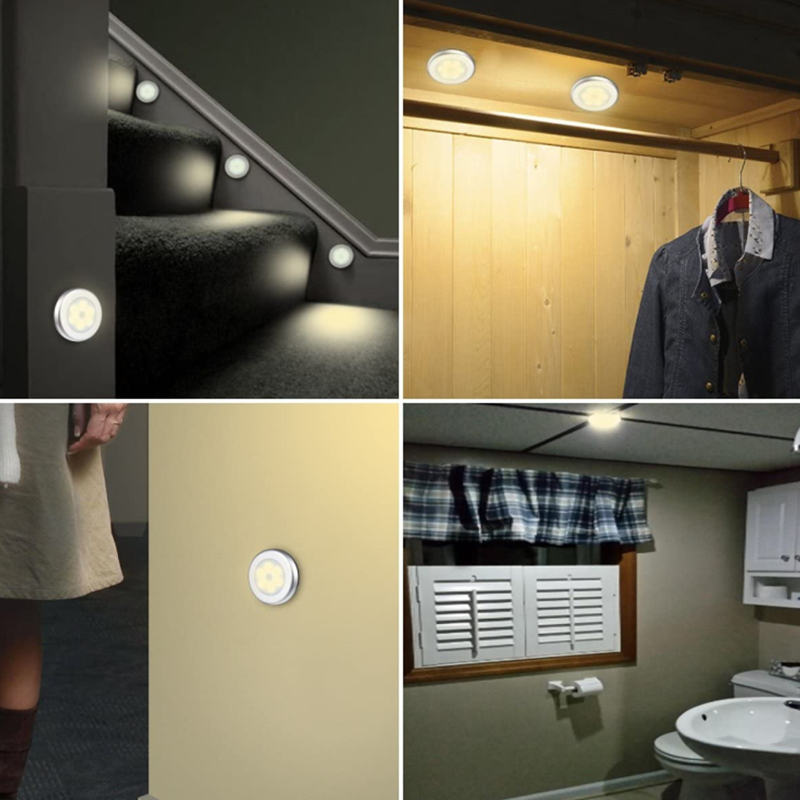 Round Sensor Light 3 Pack - (Warm) | at Mighty Ape NZ
