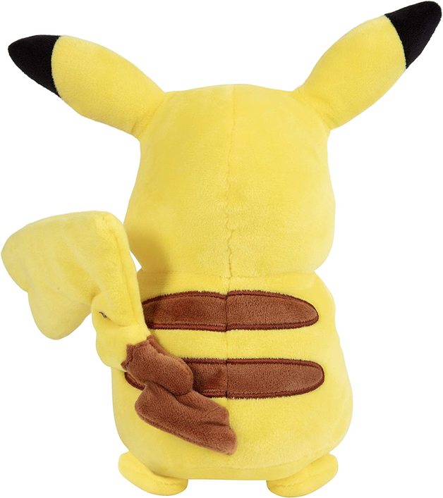 Pikachu with Pokepuff - 8" Plush | at Mighty Ape NZ