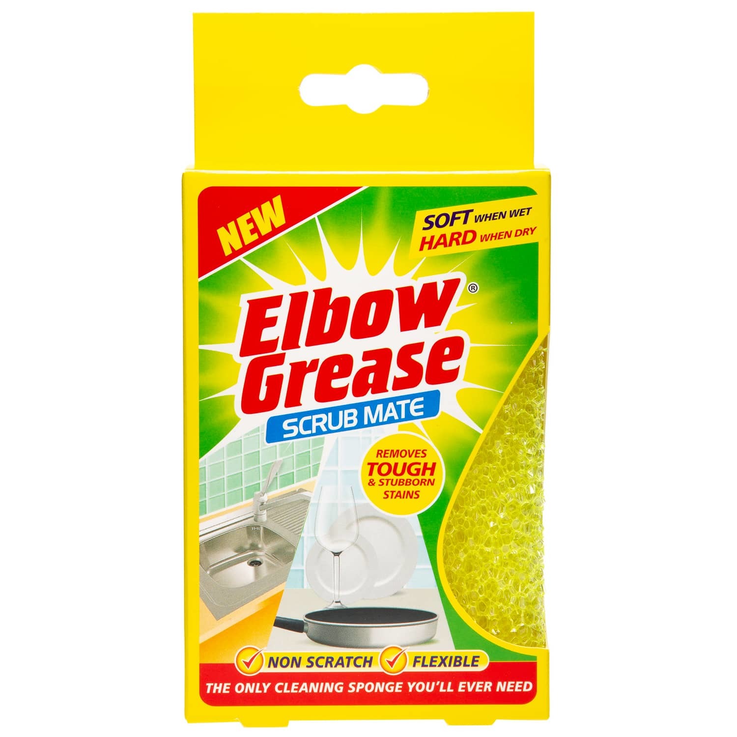 Elbow Grease Scrub Mate Non Scratch Sponge | at Mighty Ape NZ