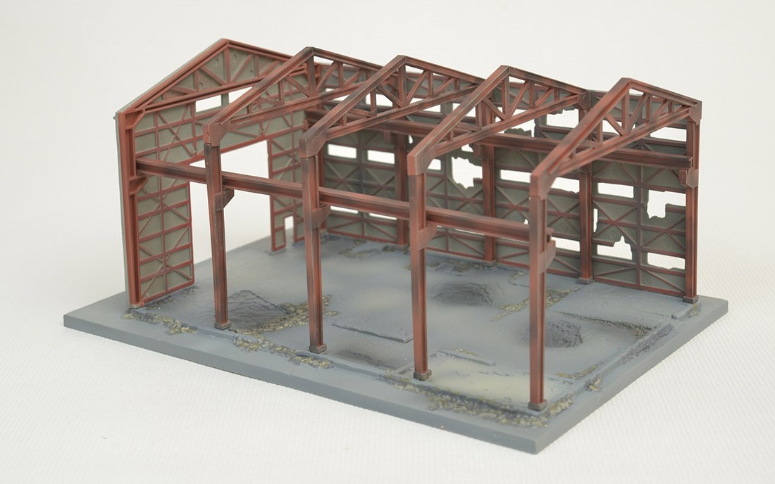 1/144 Destroyed Factory - Model Kit | at Mighty Ape NZ