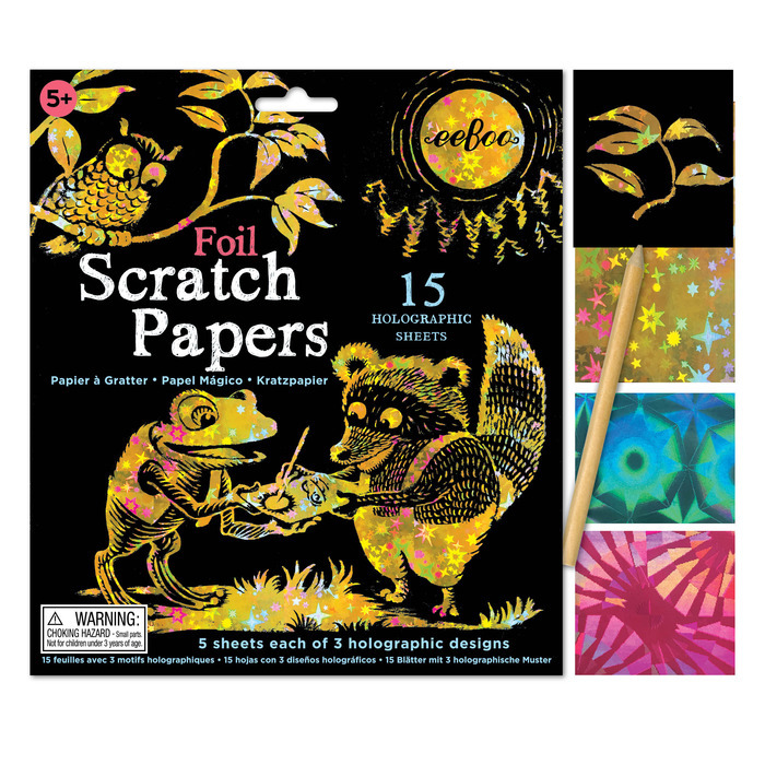 Buy Holographic Foil - Scratch Paper Art at Mighty Ape NZ