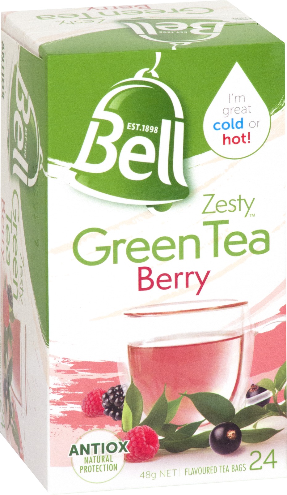 Bell Tea - Zesty Green Tea - Berry | at Mighty Ape NZ