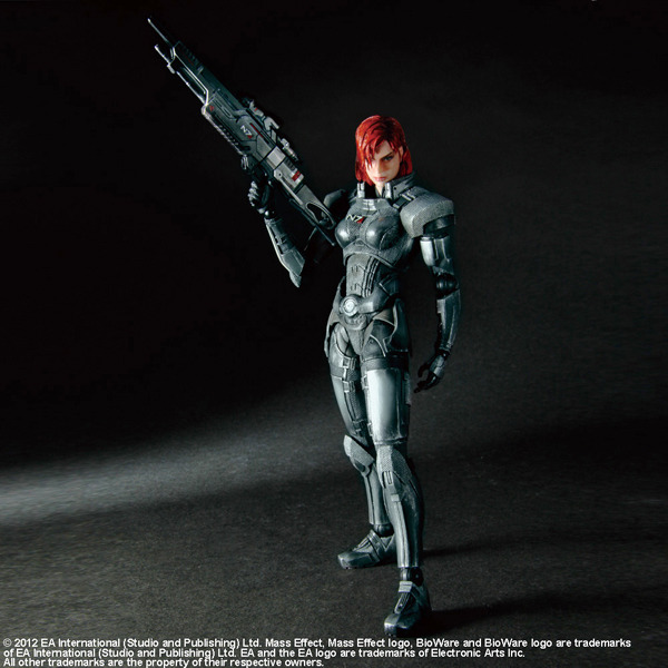 Mass Effect 3 Play Arts Kai Action Figure - Commander Shepard (Female ...