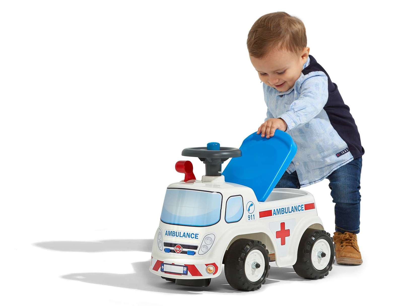 Buy Falk - Ambulance Ride-On at Mighty Ape NZ