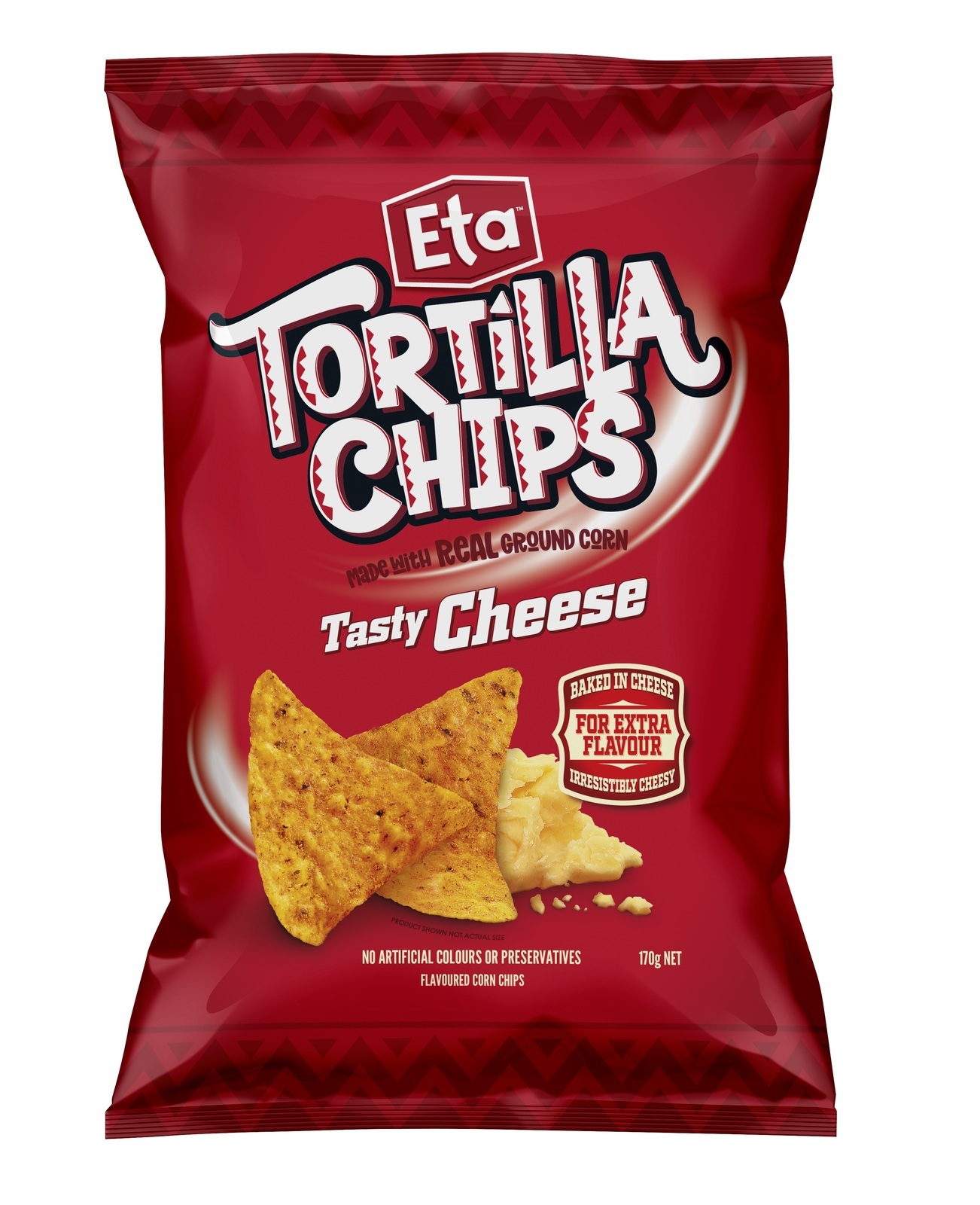 Eta Tortilla Chips Tasty Cheese 170g (12 Pack) | at Mighty Ape NZ