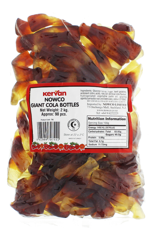 Nowco: Giant Cola Bottles - 2kg | at Mighty Ape NZ
