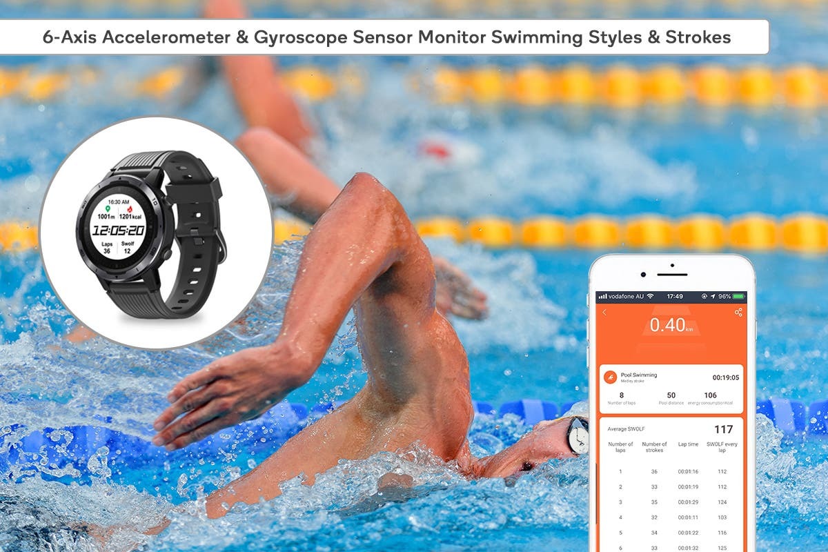 Kogan Active+ Pro GPS Always-On Display Smart Watch | at Mighty Ape NZ