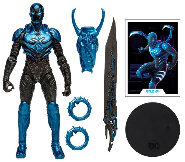 Blue Beetle (Blue Beetle Movie) - 7" Action Figure | at Mighty Ape NZ