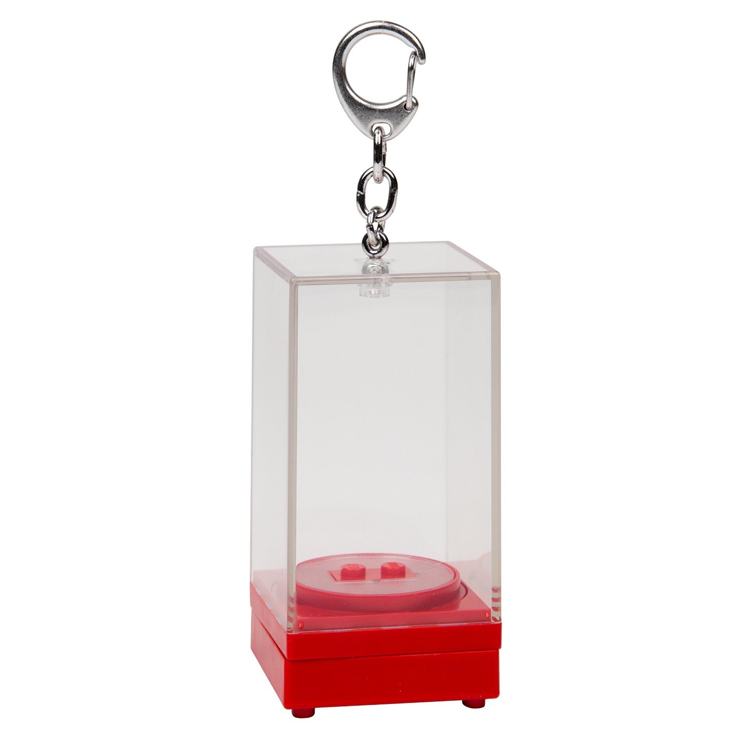 LEGO - LED Lighted Minifigure Display Case Keychain Fob - Red | at ...
