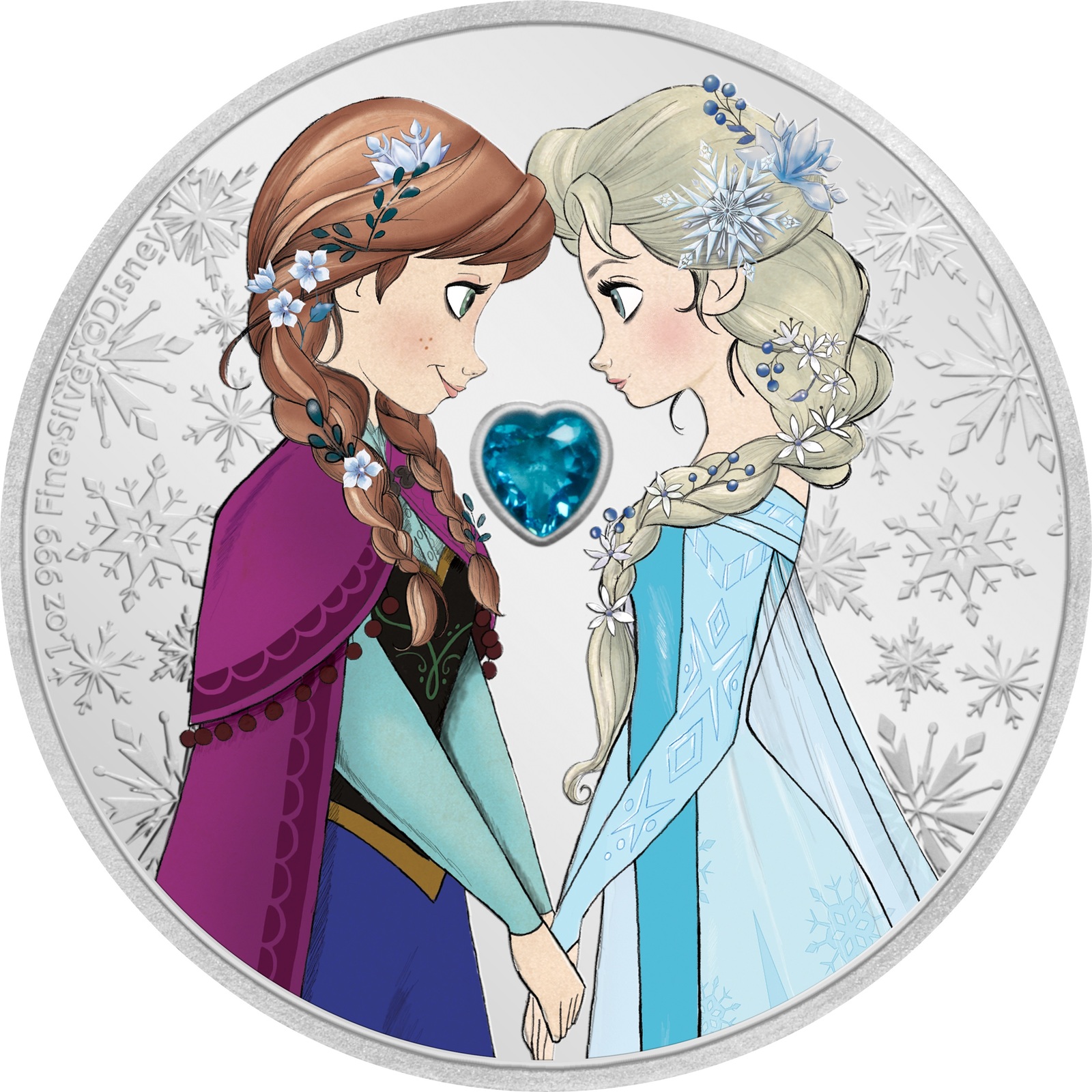 Frozen: Sisters Forever - Silver Coin | at Mighty Ape NZ