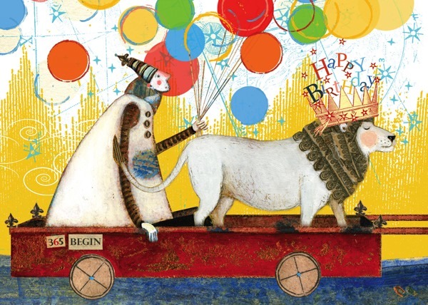 Buy Sacred Bee: Birthday Wagon Greeting Card at Mighty Ape NZ