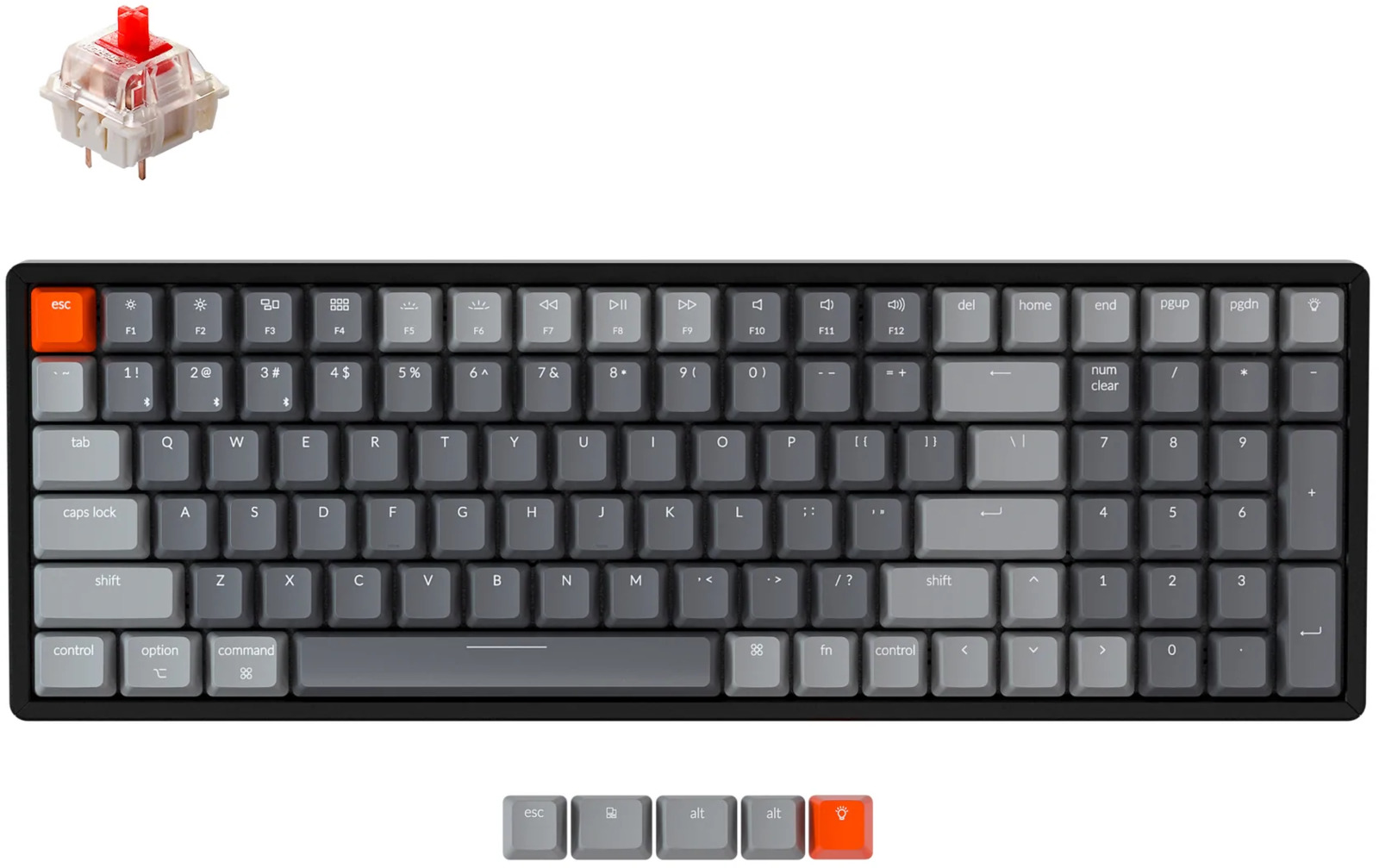 Keychron K4 v2 Wireless Mechanical Keyboard | at Mighty Ape NZ