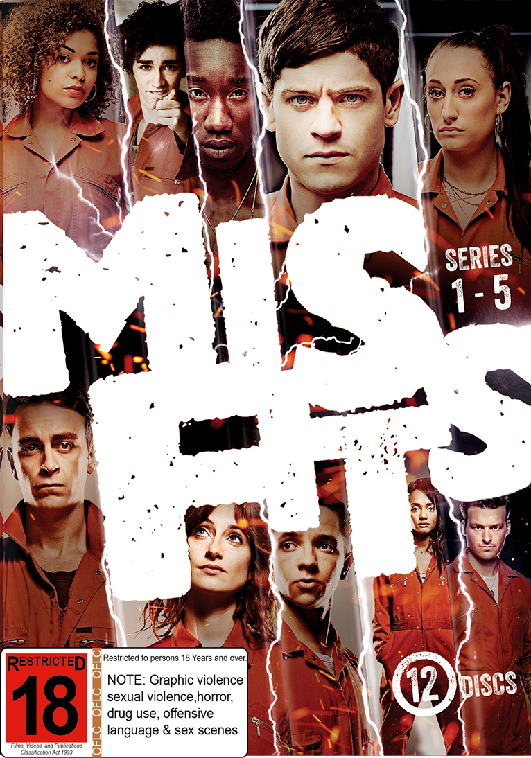 Misfits Season 1-5 Box Set | DVD | Buy Now | at Mighty Ape NZ