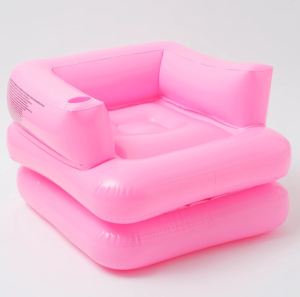 Sunnylife: Inflatable Lilo Chair - Pink Gloss | at Mighty Ape NZ