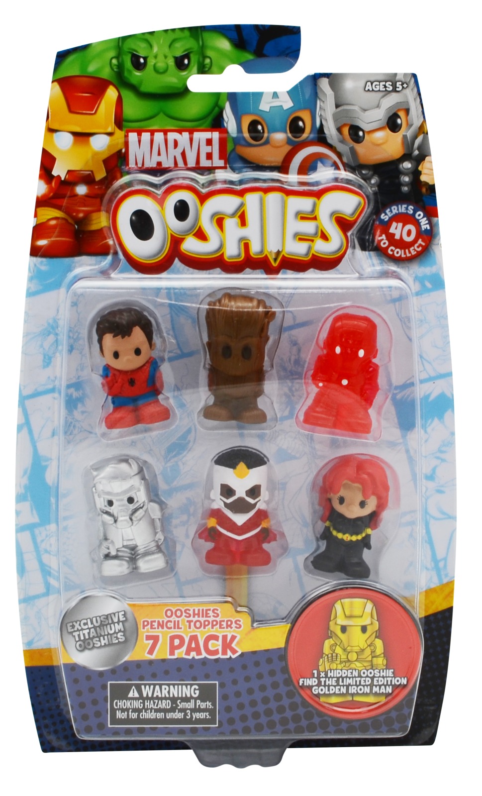 Buy Ooshies: Marvel - 7 Pack at Mighty Ape NZ