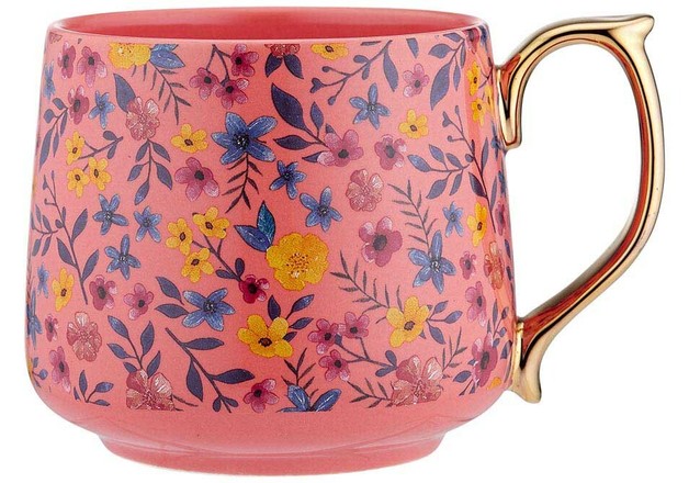 Ashdene: Flowering Fields Mug - Peach | at Mighty Ape NZ