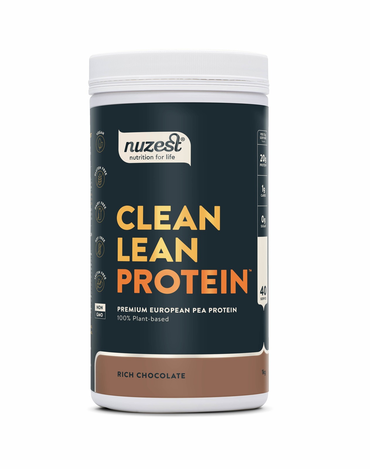 Buy Nuzest Clean Lean Protein Powder - Rich Chocolate (1kg) at Mighty ...