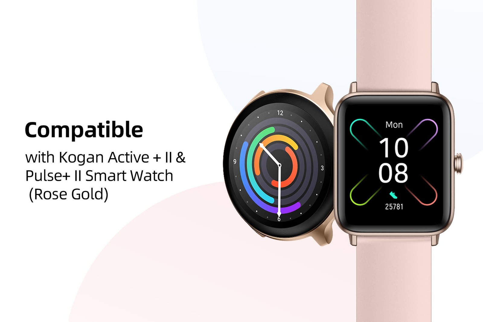 Silicone Strap for Kogan Active+ II & Pulse+ II Smart Watches | at ...