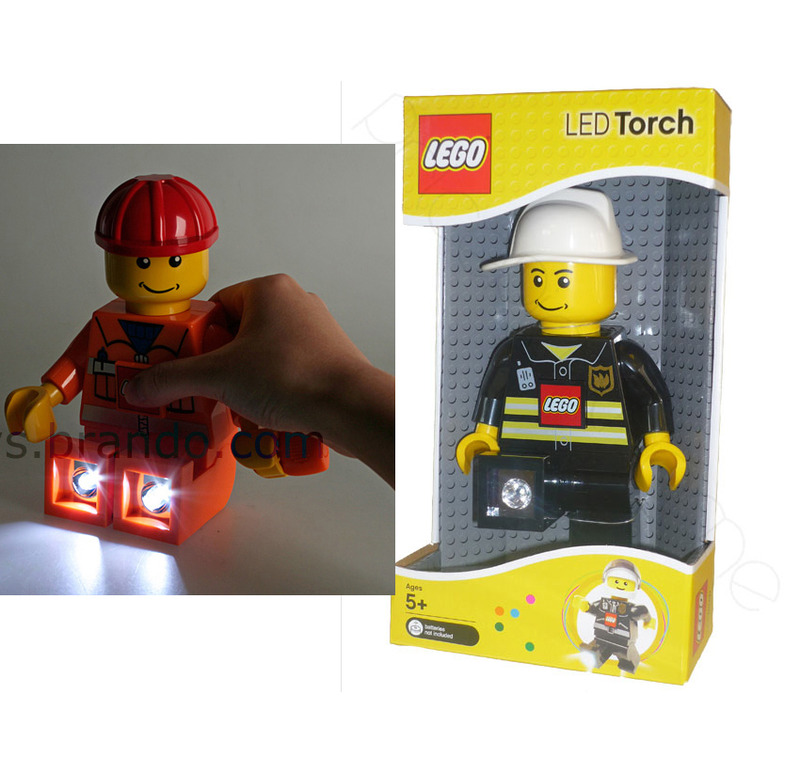 Lego City LED Torch - Giant Minifig Firefighter | at Mighty Ape NZ