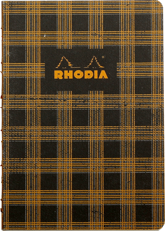 Buy Heritage A5 Raw Bound Notebook Lined - Tartan Black at Mighty Ape NZ