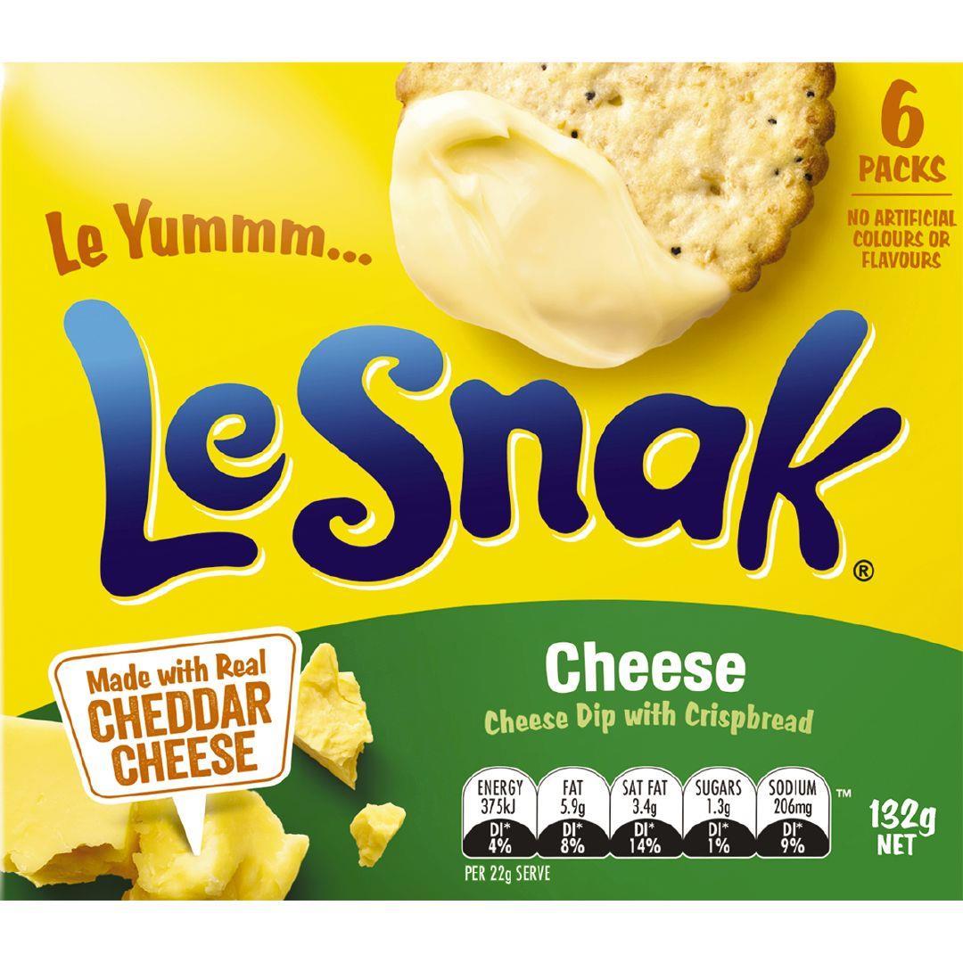 Le Snak - Cheese (6 Pack) | at Mighty Ape NZ