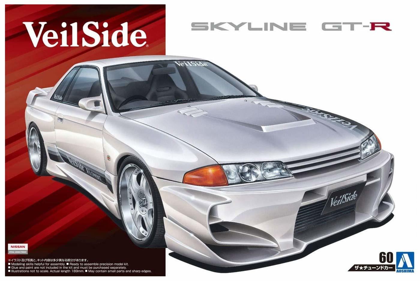 Aoshima: 1/24 Nissan VeilSide Combat Model BNR32 Skyline GT-R '90 ...