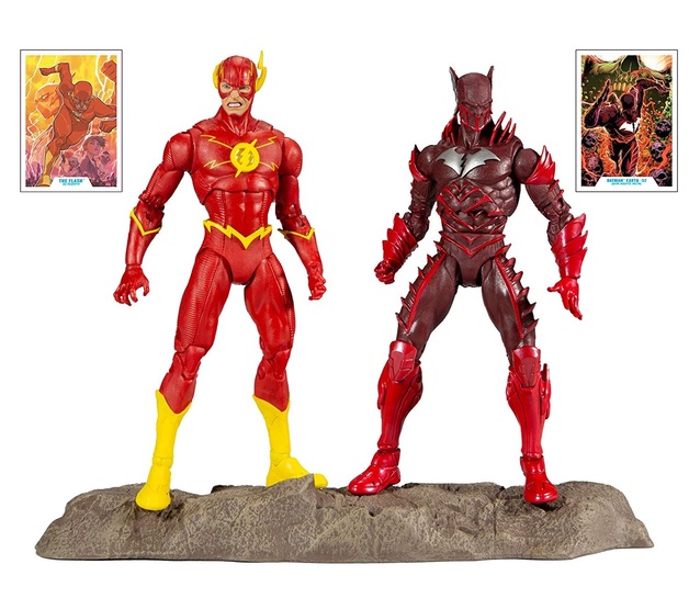 Red Death vs Flash - 7" Action Figure | at Mighty Ape Australia