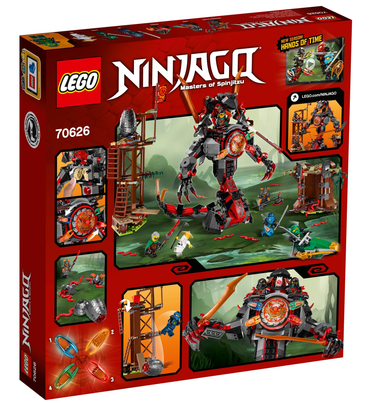 Buy LEGO Ninjago: Dawn of Iron Doom (70626) at Mighty Ape Australia