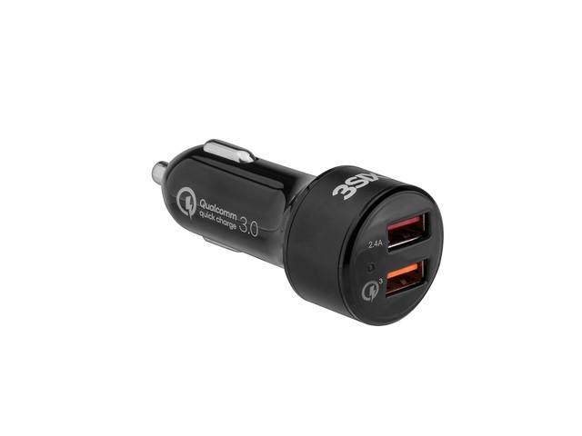 3SIXT: 5.4A Car Charger - Black | at Mighty Ape NZ