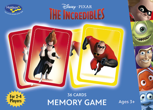 Holdson: Disney Pixar Memory Game - The Incredibles | Board Game | at ...