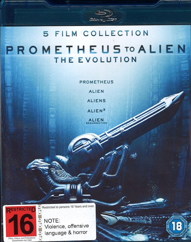 Prometheus To Alien: The Evolution Collection | Blu-ray | Buy Now | at ...
