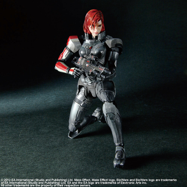 Mass Effect 3 Play Arts Kai Action Figure - Commander Shepard (Female ...