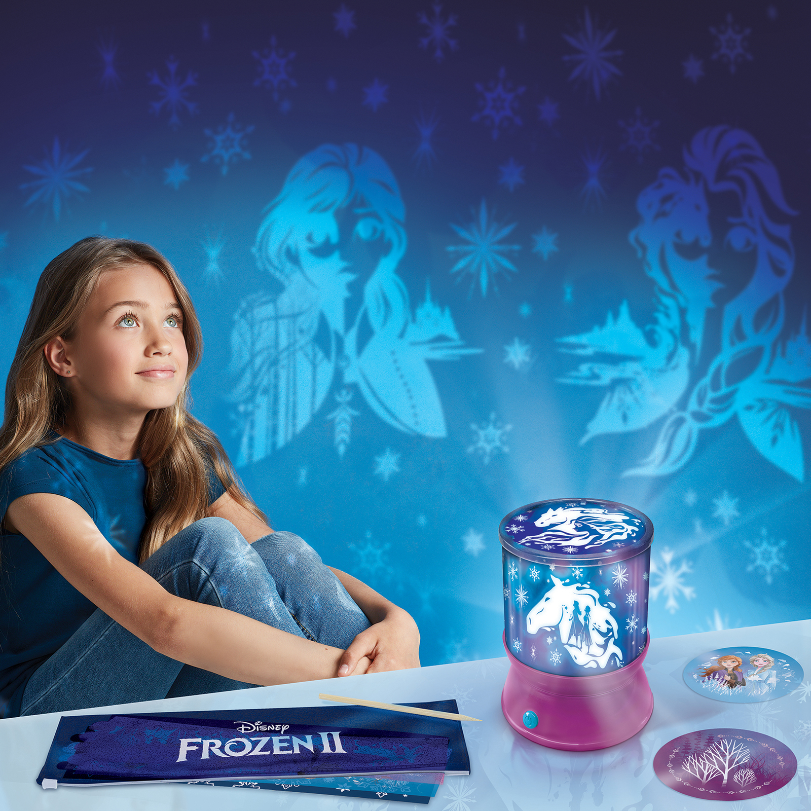 Buy Make It Real: Frozen 2 - Light Up Cosmic Art Projector at Mighty Ape NZ