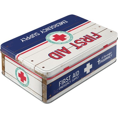 First Aid Retro Storage Tin | at Mighty Ape NZ
