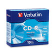 Verbatim CD-R 700MB Slim Case 52x (10 Pack) | at Mighty Ape NZ