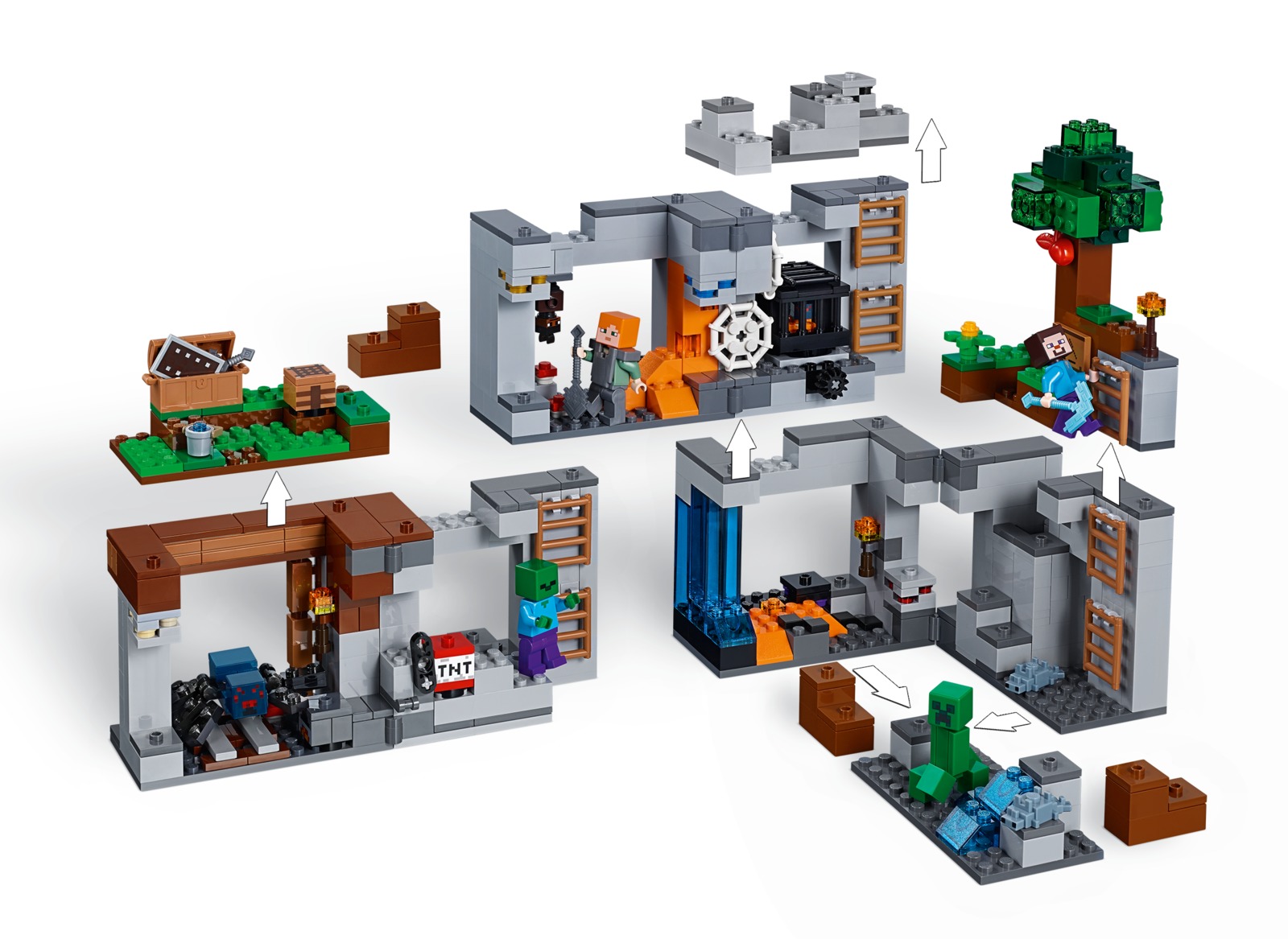 Buy LEGO Minecraft - The Bedrock Adventures (21147) at Mighty Ape Australia