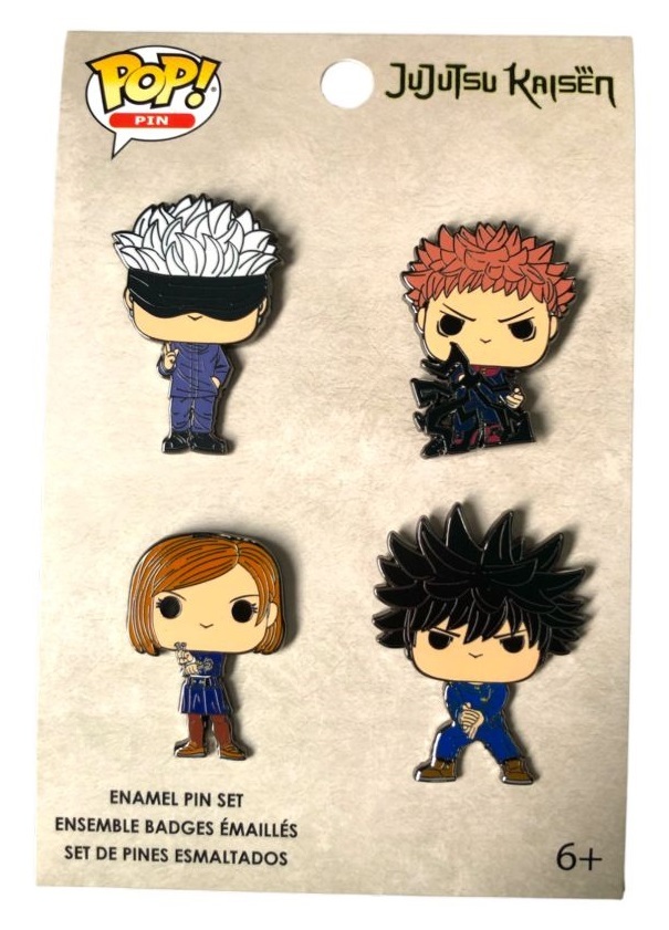 Jujutsu Kaisen - Enamel Pin 4-Pack | at Mighty Ape NZ