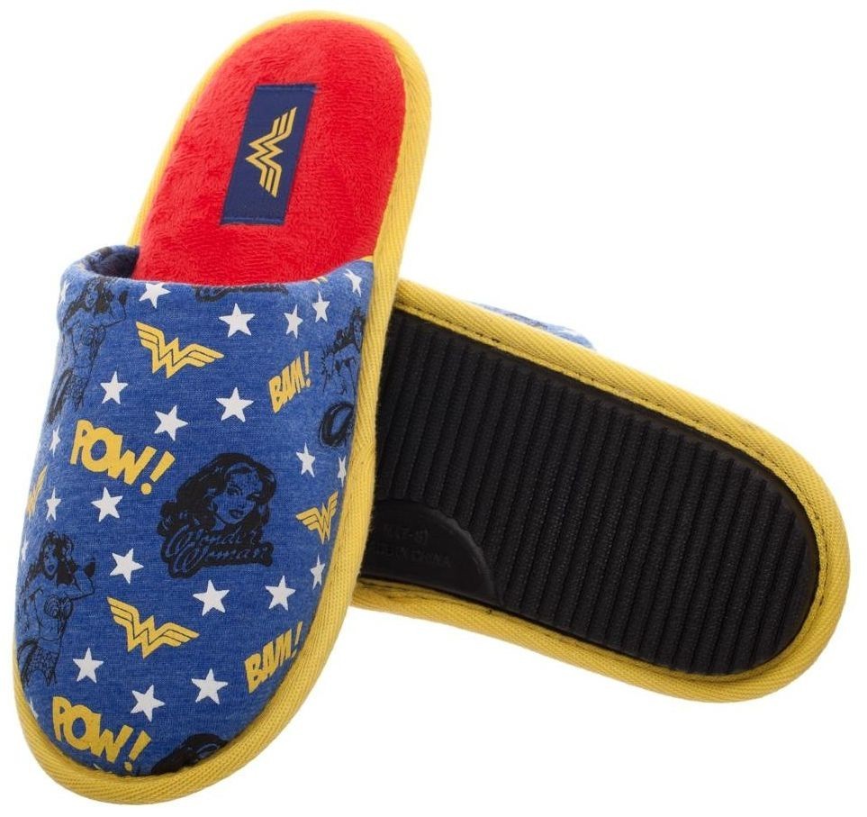 Wonder Woman All Over Print Slide Slippers Mens At Mighty Ape Nz