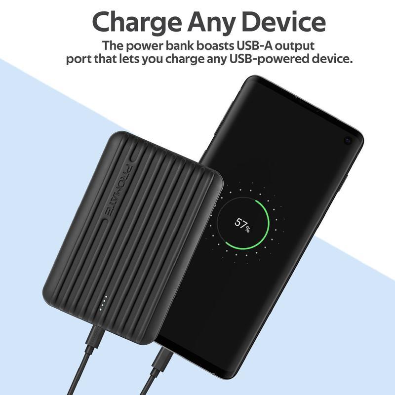 Promate: Titan-10C Ultra-Compact Rugged 10000mAh Power Bank with USB-C ...