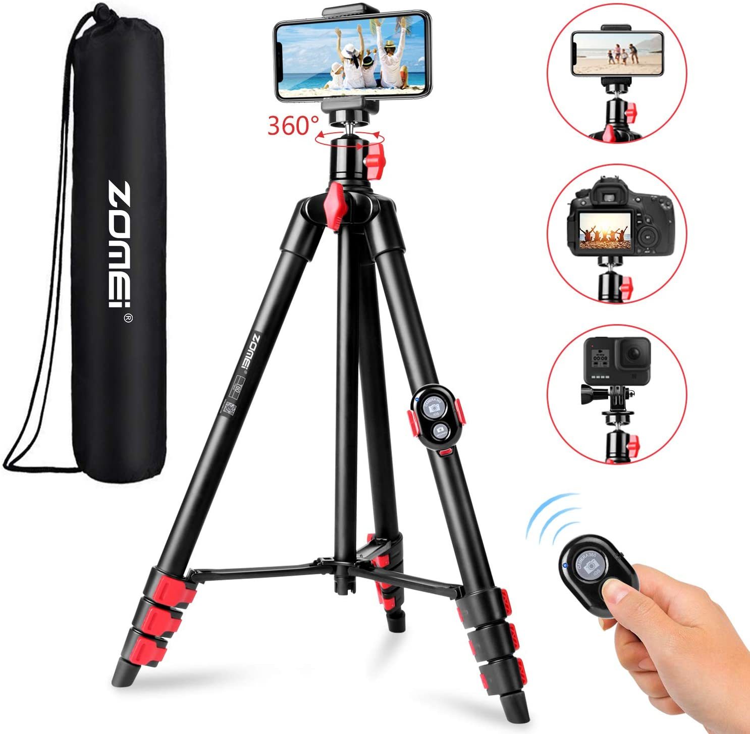 Zomei T60 Cellphone Tripod Stand | at Mighty Ape NZ