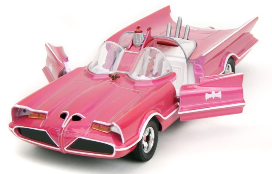 Classic Batmobile (Pink) - 1:24 Diecast Model | at Mighty Ape NZ