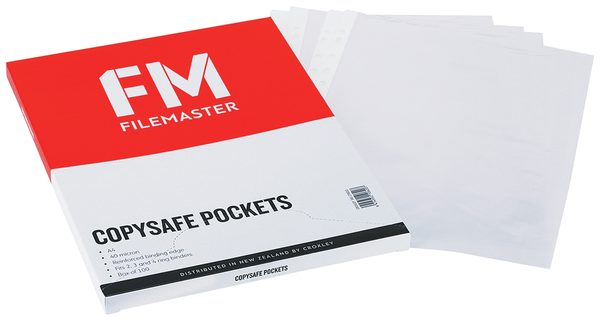 Buy FM Copysafe Pockets - A4 (Pack 100) at Mighty Ape NZ