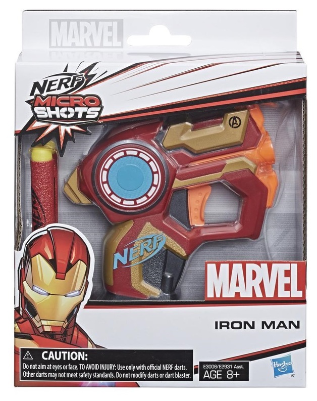 Nerf: Microshot Blaster - Iron Man | Toy | at Mighty Ape NZ