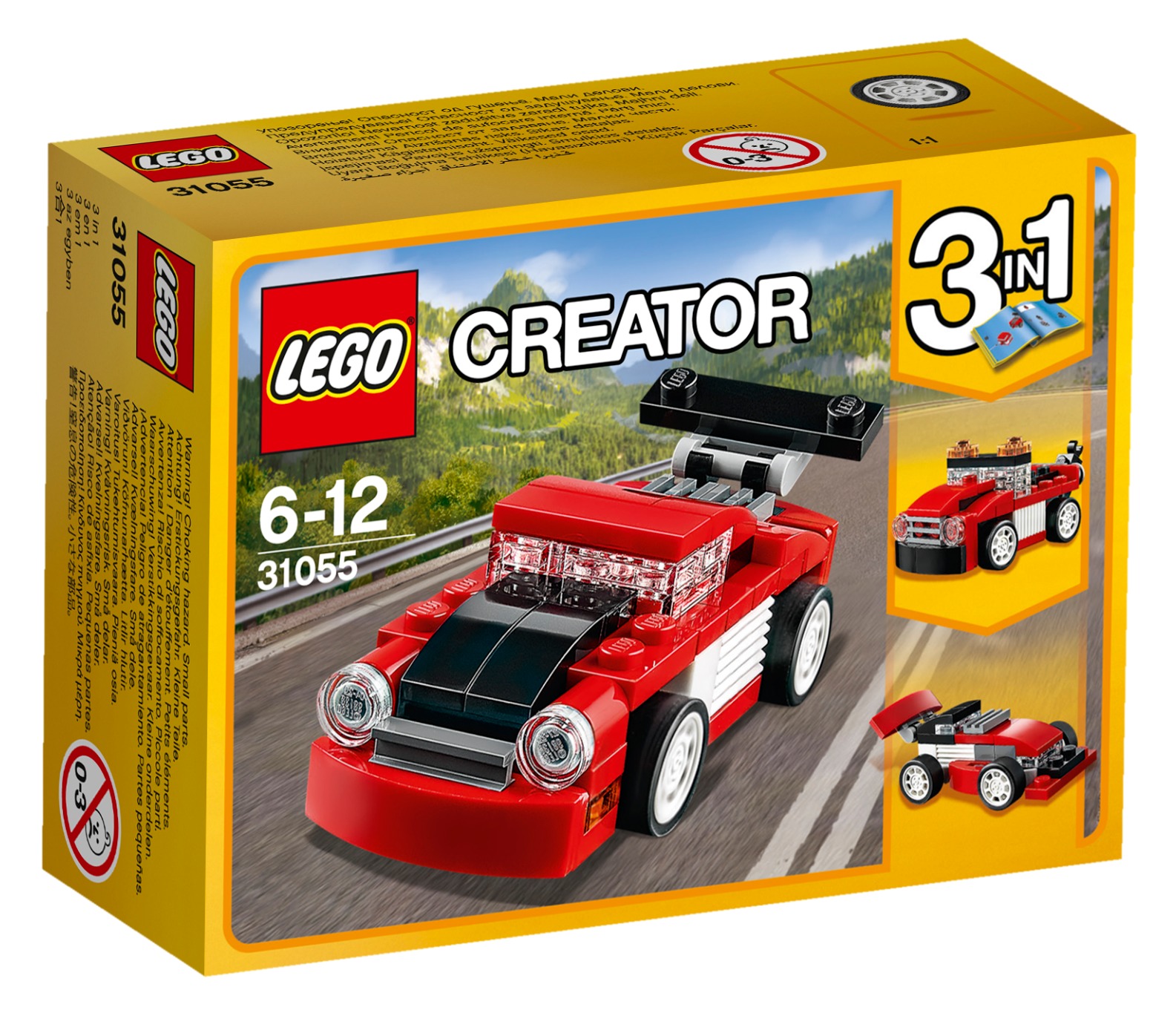 Buy LEGO Creator: Red Racer (31055) at Mighty Ape NZ