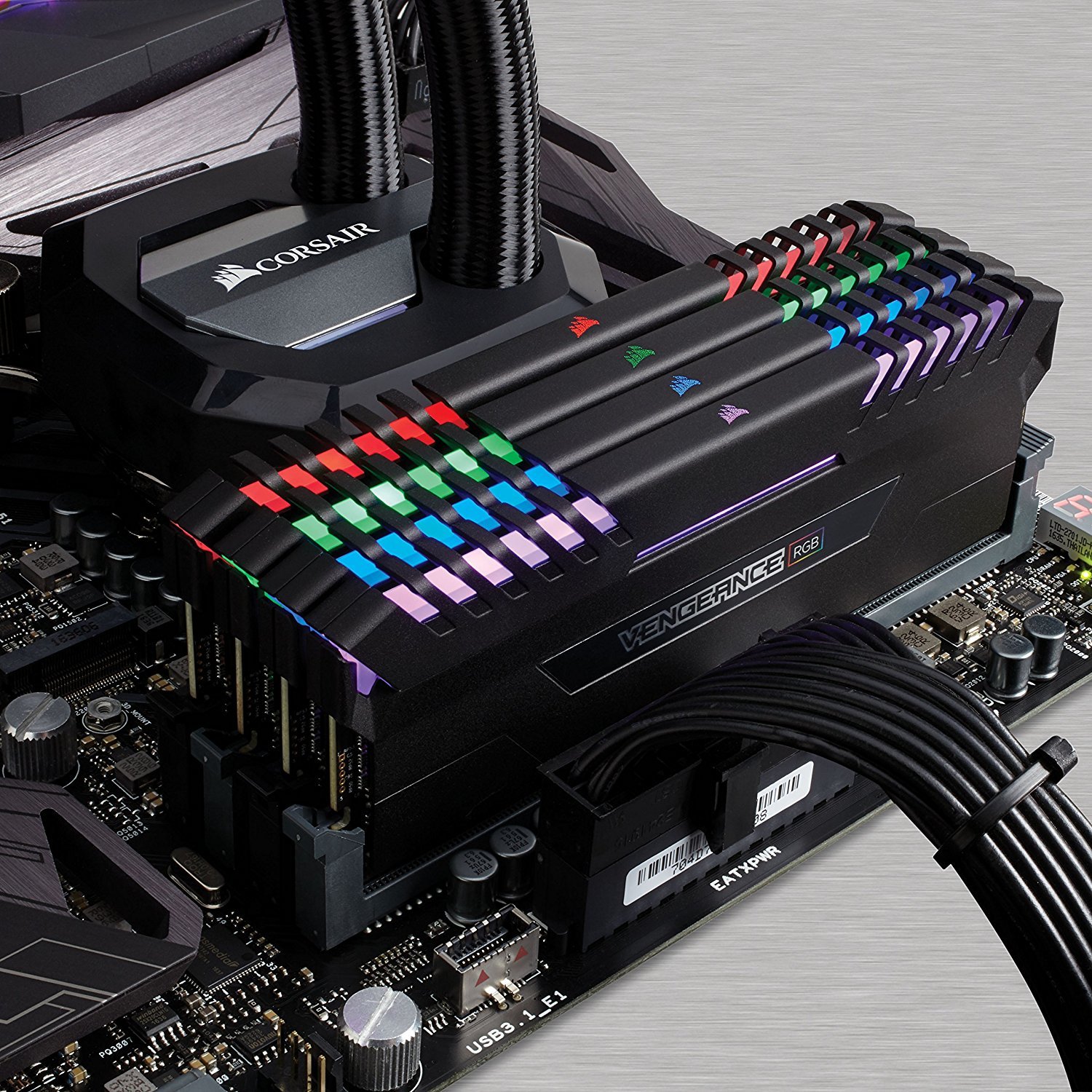 16GB CORSAIR VENGEANCE RGB Dual RGB RAM Kit | at Mighty Ape NZ